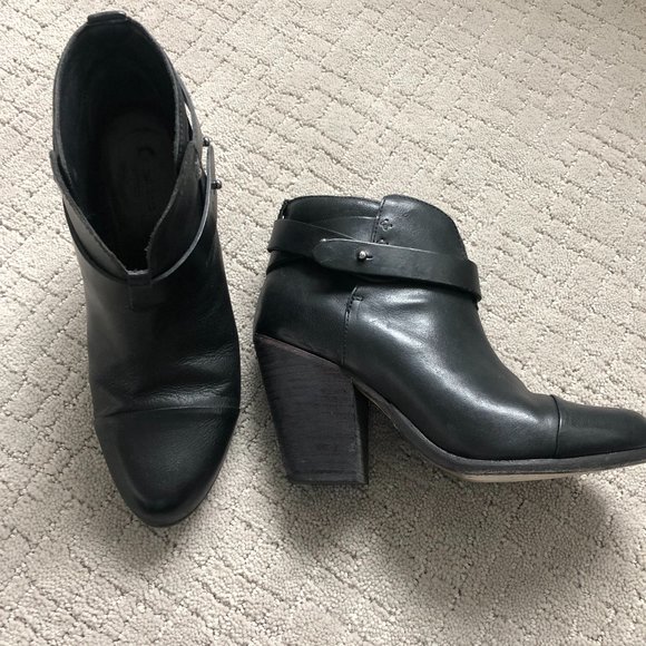 rag & bone | Shoes | Rag Bone Black Harrow Booties | Poshmark